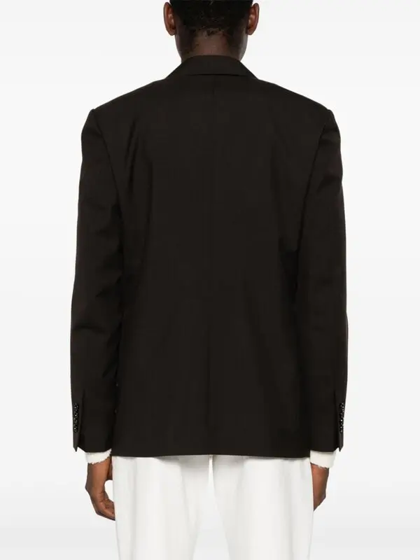LARDINI Double-breasted Blazer - Brown