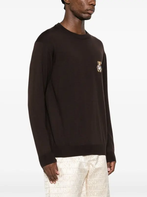 Moschino Teddy Bear Virgin Wool Jumper