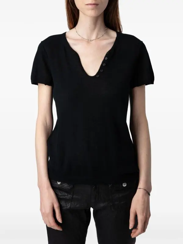 Zadig&Voltaire Celsy Cashmere Top