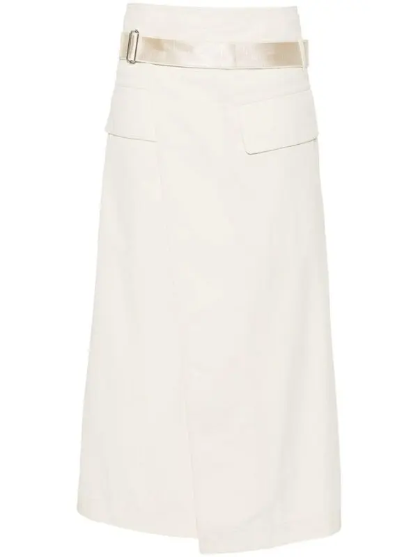 Helmut Lang Wrap Midi Skirt