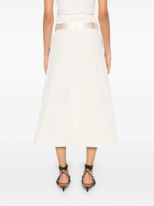 Helmut Lang Wrap Midi Skirt
