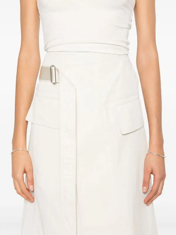 Helmut Lang Wrap Midi Skirt