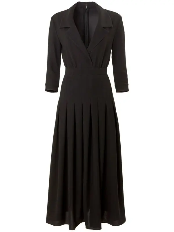 Carolina Herrera Pleated Maxi Dress