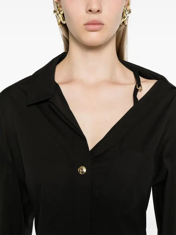 Jacquemus La Robe Chemise Midi Dress - Black