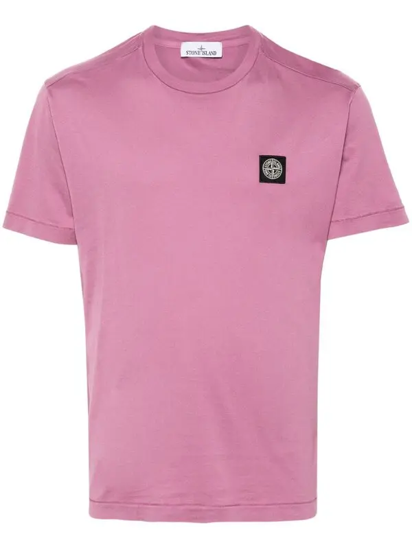Stone Island Compass-patch Cotton T-shirt
