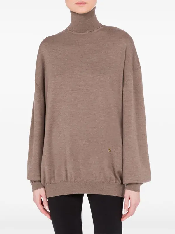 Moschino Wide-sleeved Virgin Wool Jumper