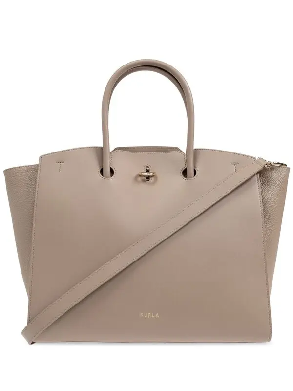 バッグ FURLA / GENESI L TOTE SS23 Furla Genesi Tote Bag - Neutrals | Editorialist