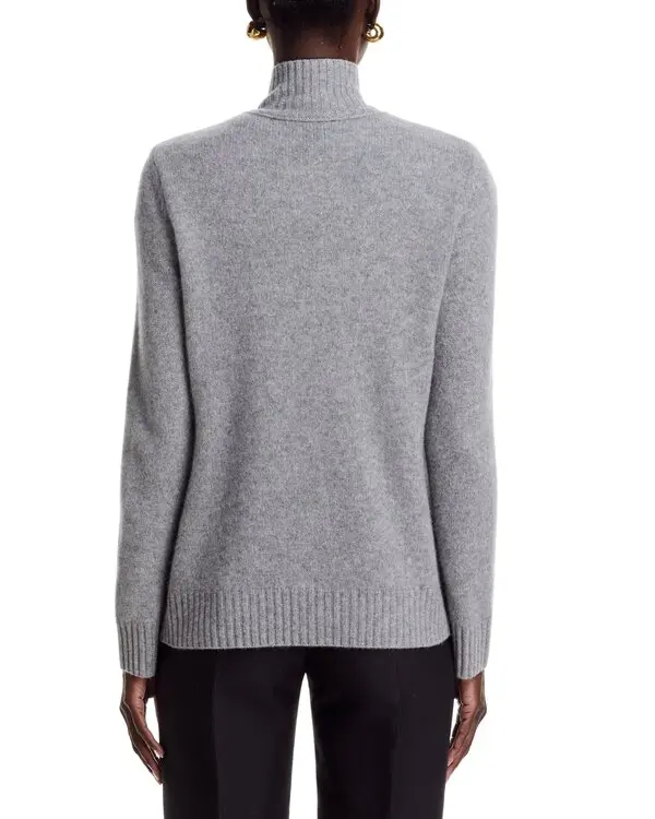 Bloomingdale'S 100% Cashmere Rib Knit Cardigan - Medium Grey
