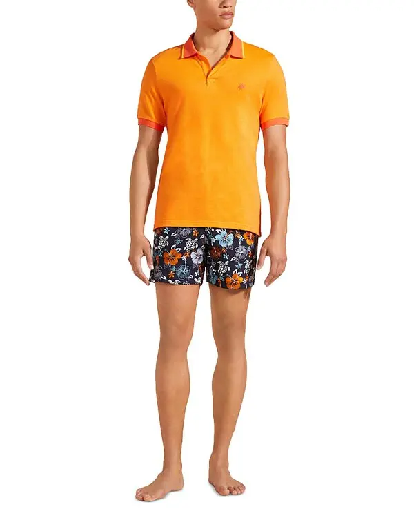 Vilebrequin Palan Classic Fit Cotton Pique Polo Shirt - Maize