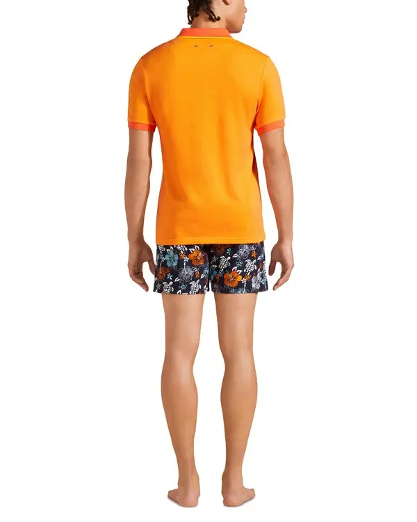 Vilebrequin Palan Classic Fit Cotton Pique Polo Shirt - Maize