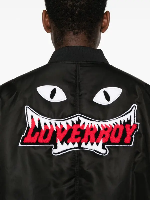 CHARLES JEFFREY Eye-patch Padded Bomber Jacket