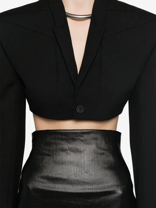 Rick Owens Tatlin Cropped Blazer
