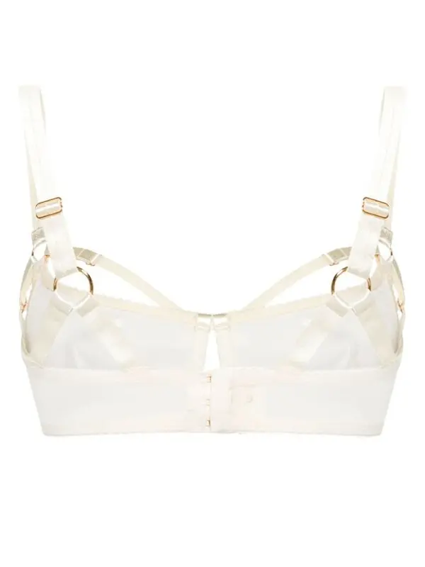 BORDELLE Bondage Belle Mesh Bra - Neutrals