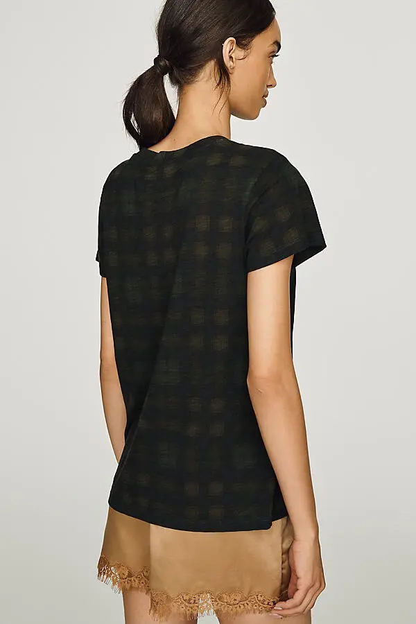 Sanctuary The Perfect Tee - Forest Plaid
