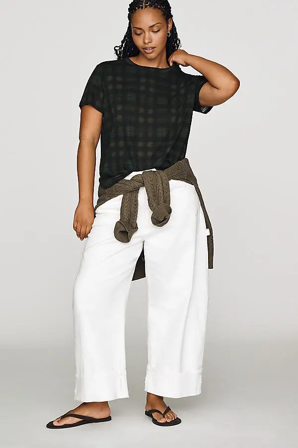 Sanctuary The Perfect Tee - Forest Plaid