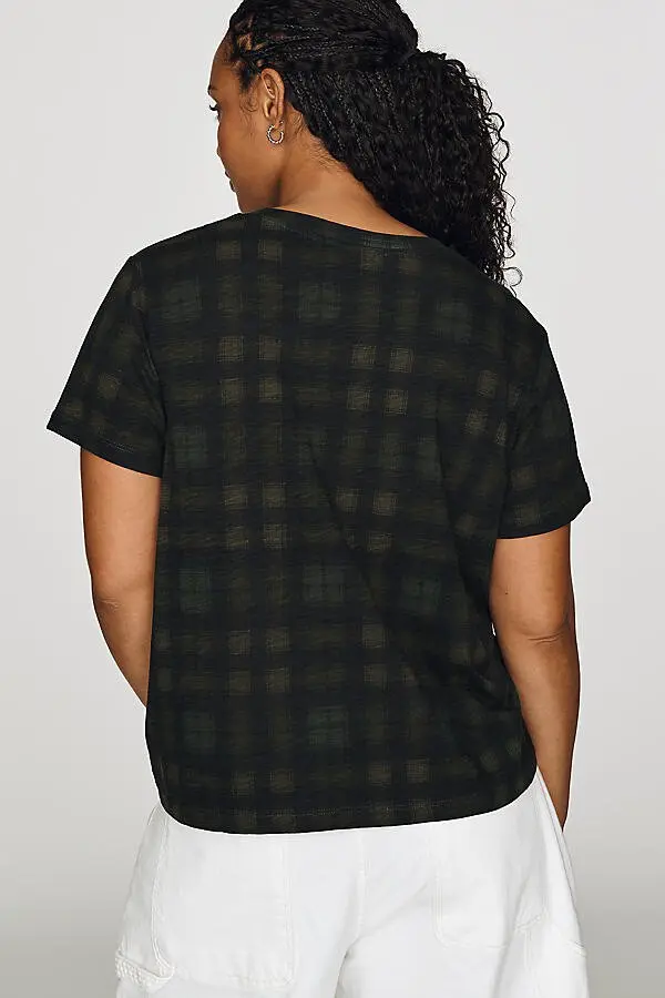 Sanctuary The Perfect Tee - Forest Plaid
