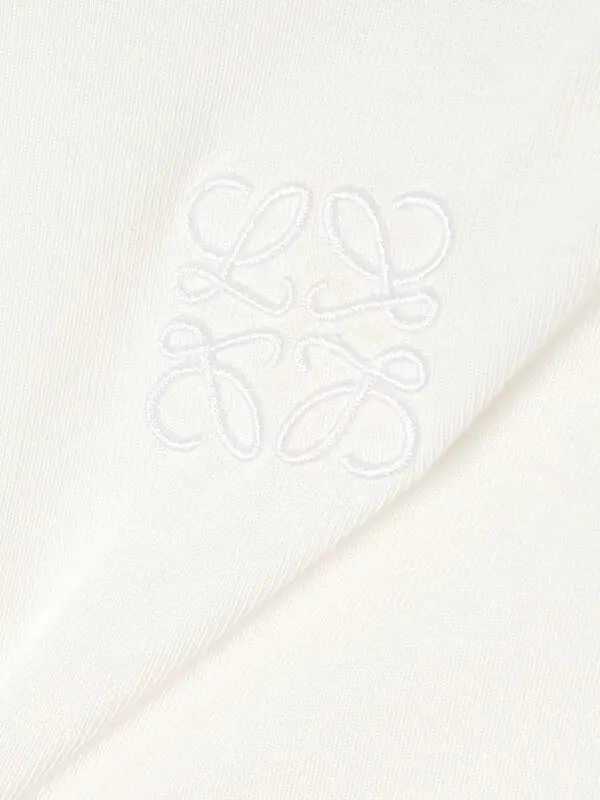 Loewe Embroidered Modal-blend T-shirt