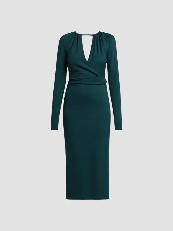 Giorgio Armani Milano Jersey Sheath Dress