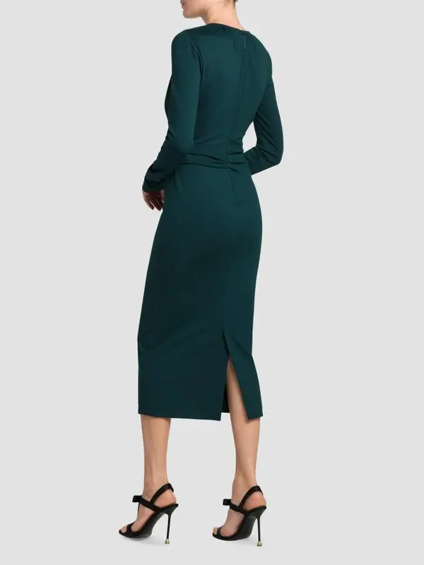 Giorgio Armani Milano Jersey Sheath Dress