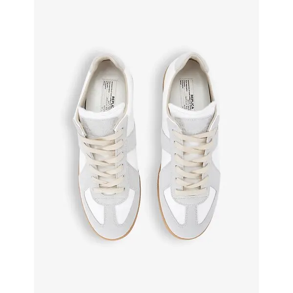 MAISON MARGIELA Replica Leather Low-top Trainers - White