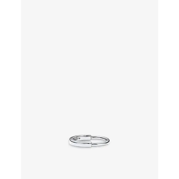 Tiffany & Co. Lock 18ct White-gold Ring - White Gold
