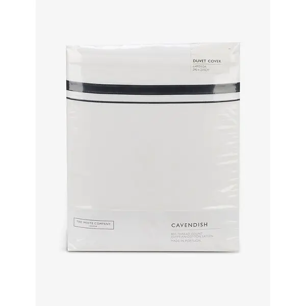 THE WHITE COMPANY Cavendish Egyptian Cotton Duvet Cover - White