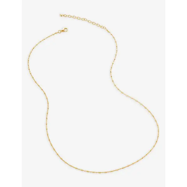 Monica Vinader 18ct Gold-plated Vermeil Sterling Silver Station Chain Necklace - Yellow Gold