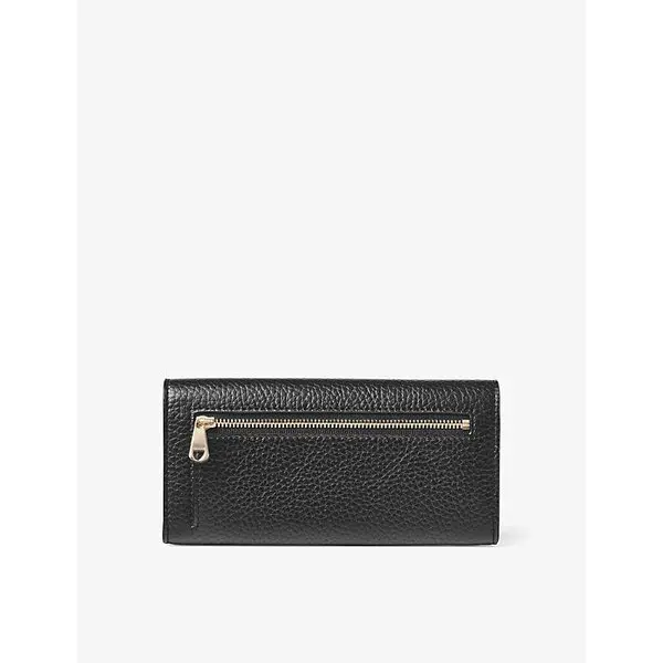 ASPINAL OF LONDON Essential Foiled-branding Pebbled-leather Purse