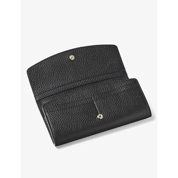 ASPINAL OF LONDON Essential Foiled-branding Pebbled-leather Purse