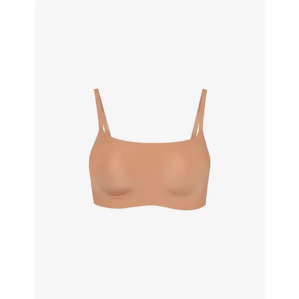 SLOGGI Zero Feel 2.0 Stretch-jersey Bra - Nostalgic Brown