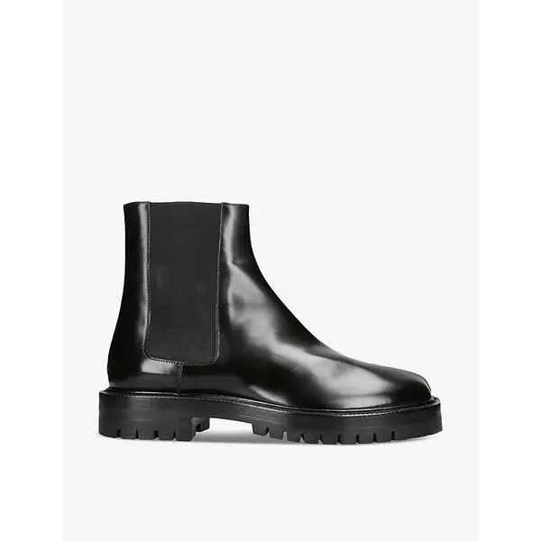 MAISON MARGIELA Tabi Split-toe Leather Chelsea Boots