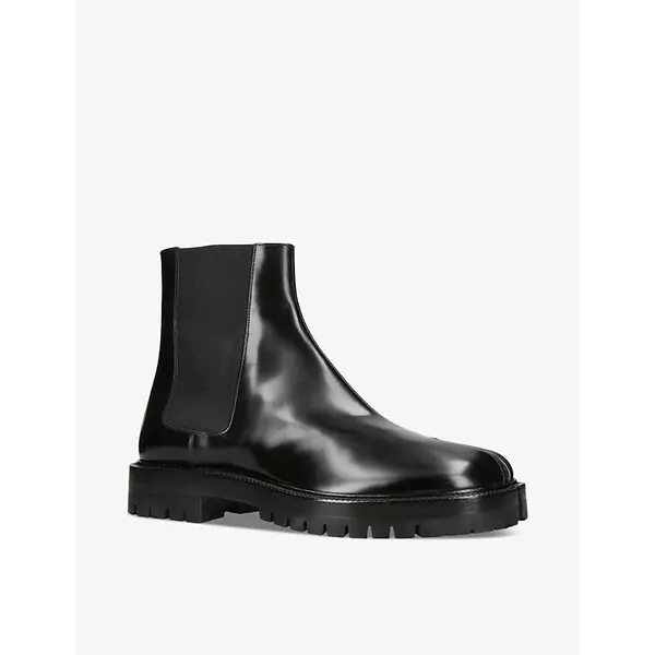 MAISON MARGIELA Tabi Split-toe Leather Chelsea Boots