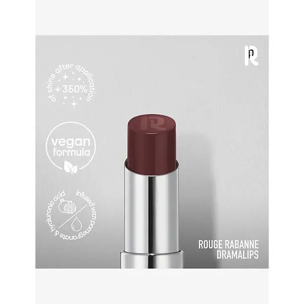 Rabanne Dramalips Glassy Highly Pigmented Lipstick 3.4g - 697 Madder