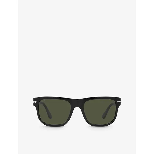 Persol Po3306s Pillow-frame Sunglasses - Black