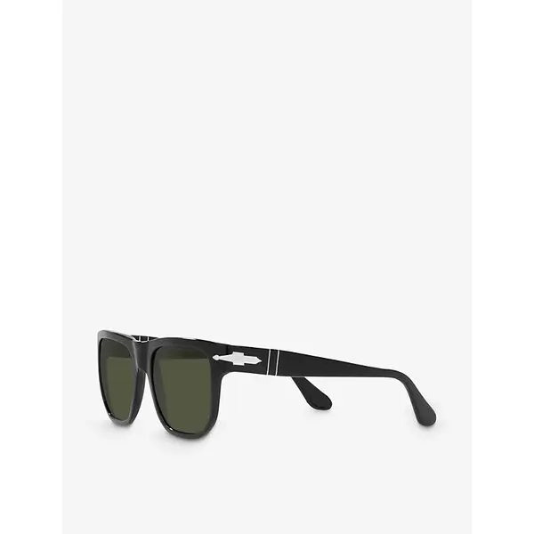 Persol Po3306s Pillow-frame Sunglasses - Black