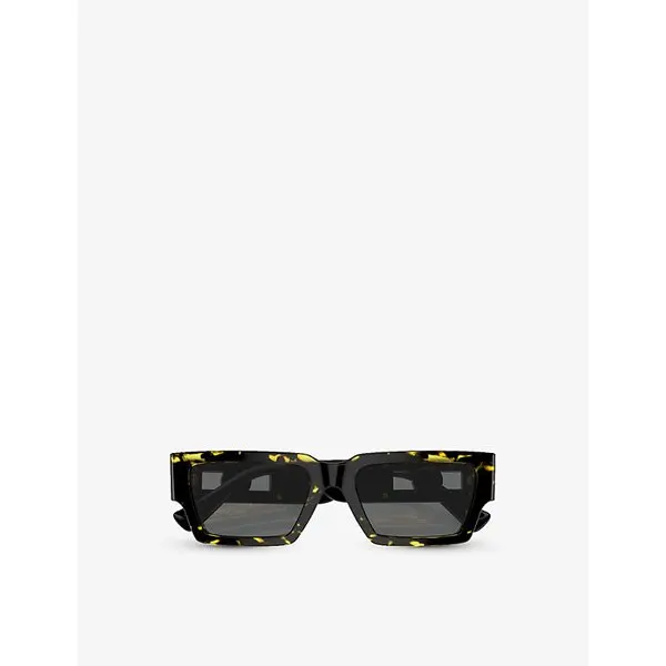 Versace Ve2257 Rectangle-Frame Tortoiseshell Sunglasses  display picture 1