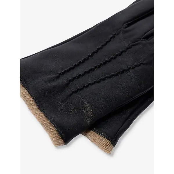 DENTS Lorraine Leather Gloves - Black