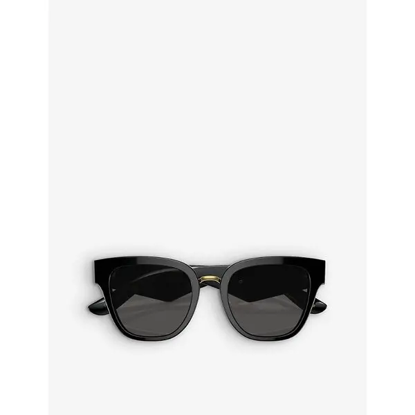Dolce & Gabbana Dg4437 Butterfly-frame Sunglasses - Black