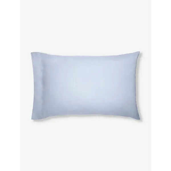 Ralph Lauren Oxford Striped Cotton Pillowcase Set Of Two 51cm X 76cm - Blue