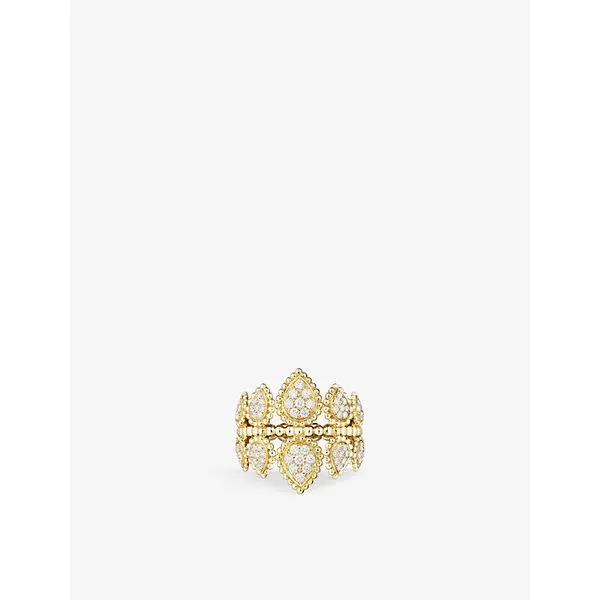 Boucheron Serpent Bohème Diamond Ring - Yellow Gold