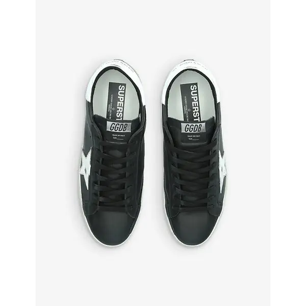 GOLDEN GOOSE Superstar Star-appliqué Leather Low-top Trainers