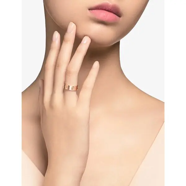 Cartier Love 18ct Rose Gold Ring - One-color