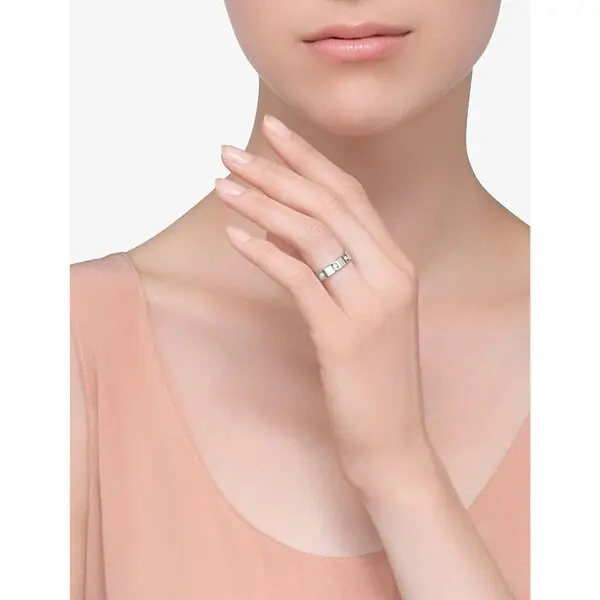 Cartier Love 18ct And 8 Diamonds Wedding Band - White Gold