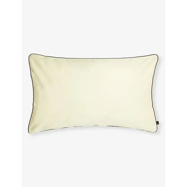HAY Outline Contrast-trim Cotton Pillowcase 75cm X 50cm