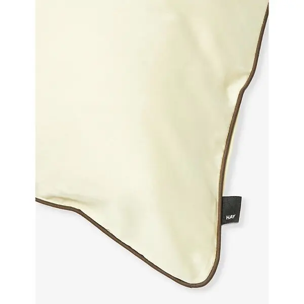 HAY Outline Contrast-trim Cotton Pillowcase 75cm X 50cm