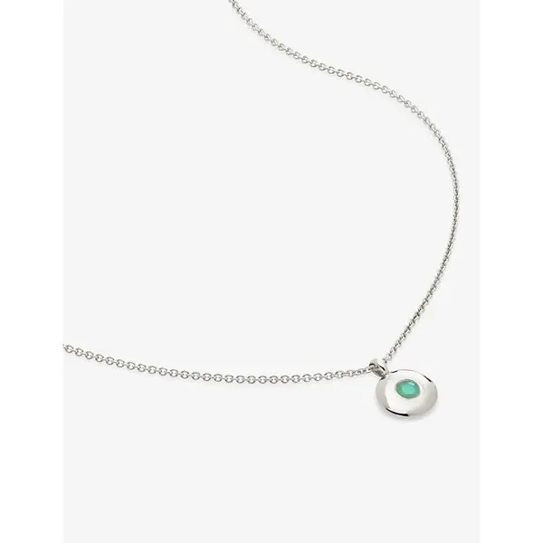Monica Vinader May Birthstone Necklace - Sterling Silver