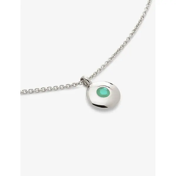 Monica Vinader May Birthstone Necklace - Sterling Silver