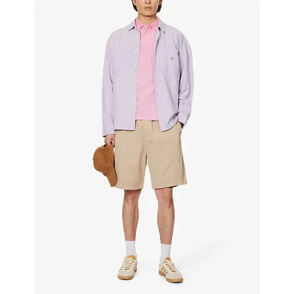 Polo Ralph Lauren Short-sleeved Logo-embroidered Custom-fit Cotton-piqué Polo Shirt - Carmel Pink