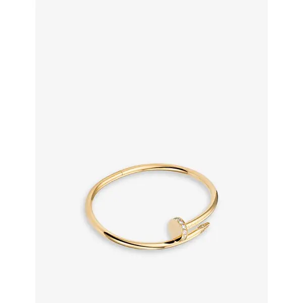 Cartier 18ct Yellow- And Diamond Juste Un Clou Bracelet - Gold