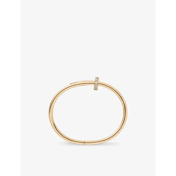 Cartier 18ct Yellow- And Diamond Juste Un Clou Bracelet - Gold